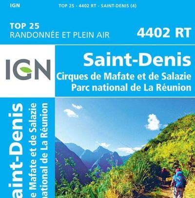 Carte du cirque de Mafate - Ile de la Réunion